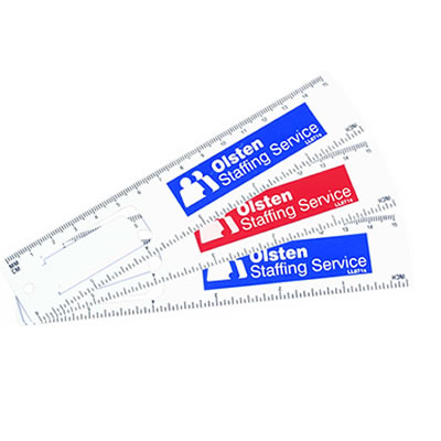 15CM PVC Bookmark / Ruler Custom Branded with Your Logo | Australia