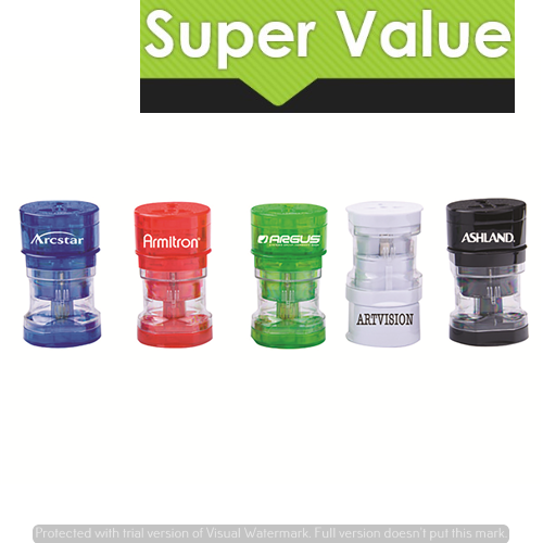 Promotional Basic Round Travel Adaptors Customised in Australia