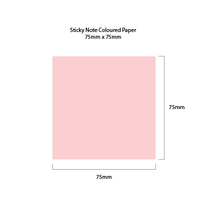 Promotional Colour Adhesive Notes Custom Branded with Your Logo | Australia