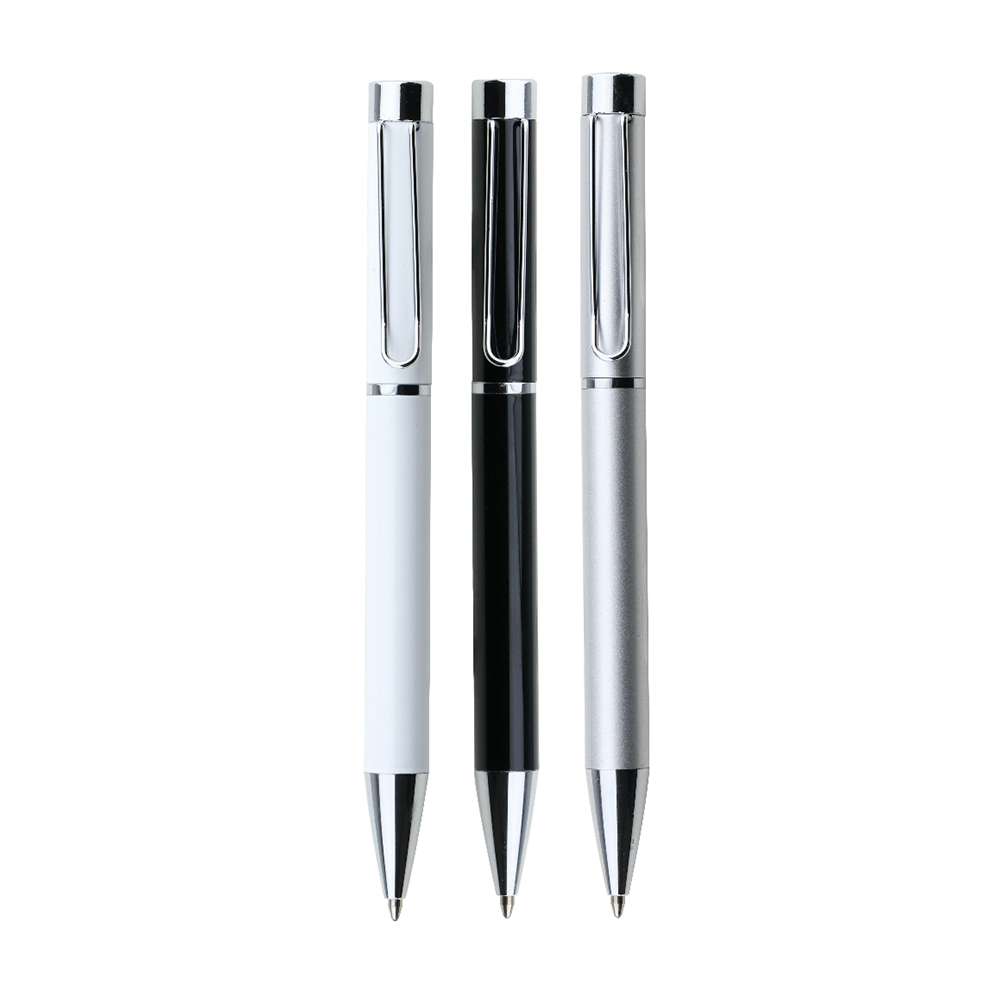 Promotional Shiny Chrome Metal Pens Custom Branded with Your Logo ...