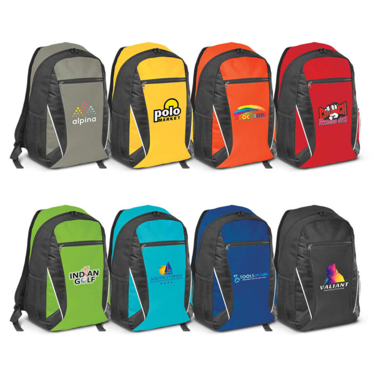 Promotional Single Compartment Backpacks Branded in Australia