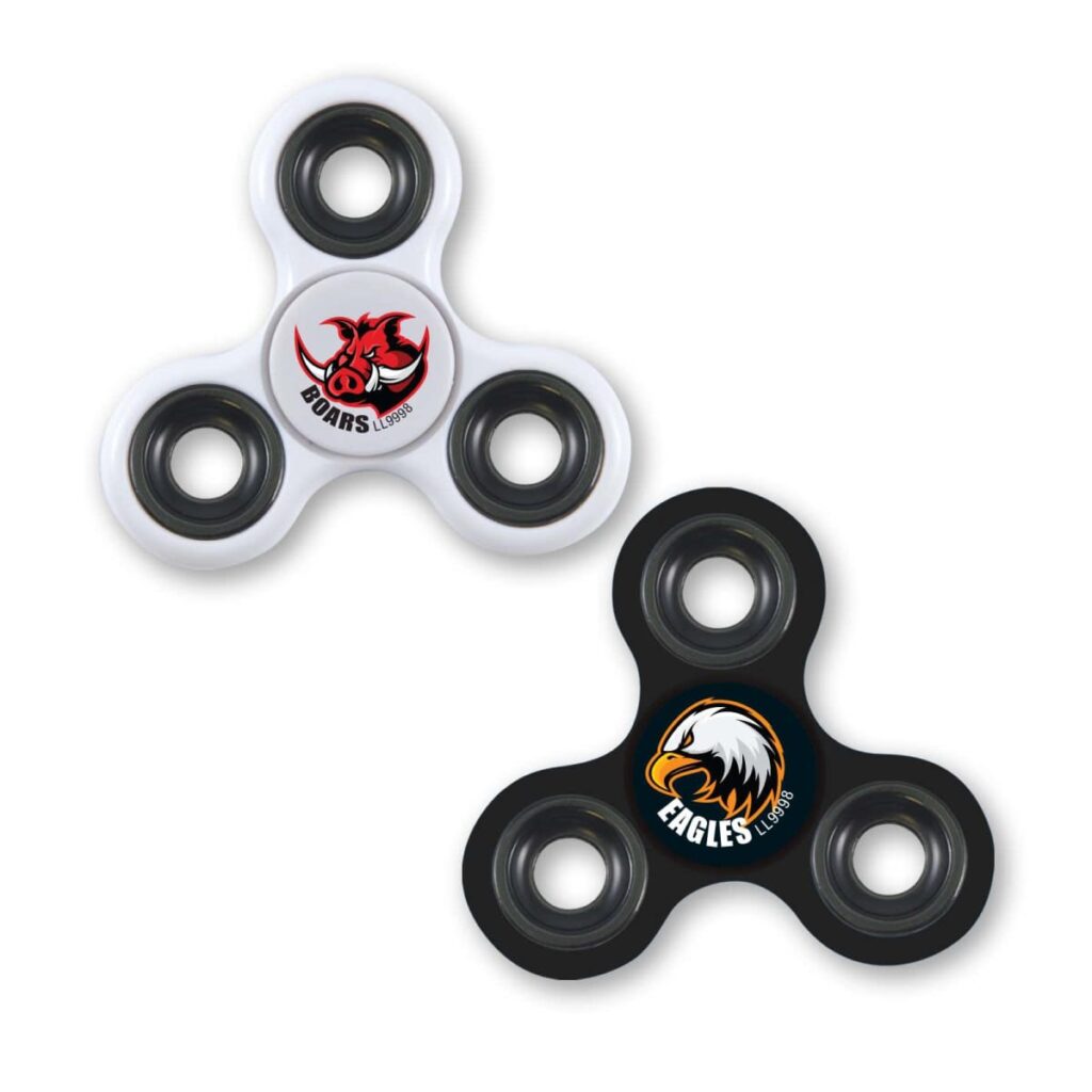 Custom printed spinners with full colour, promotional spinners Australia
